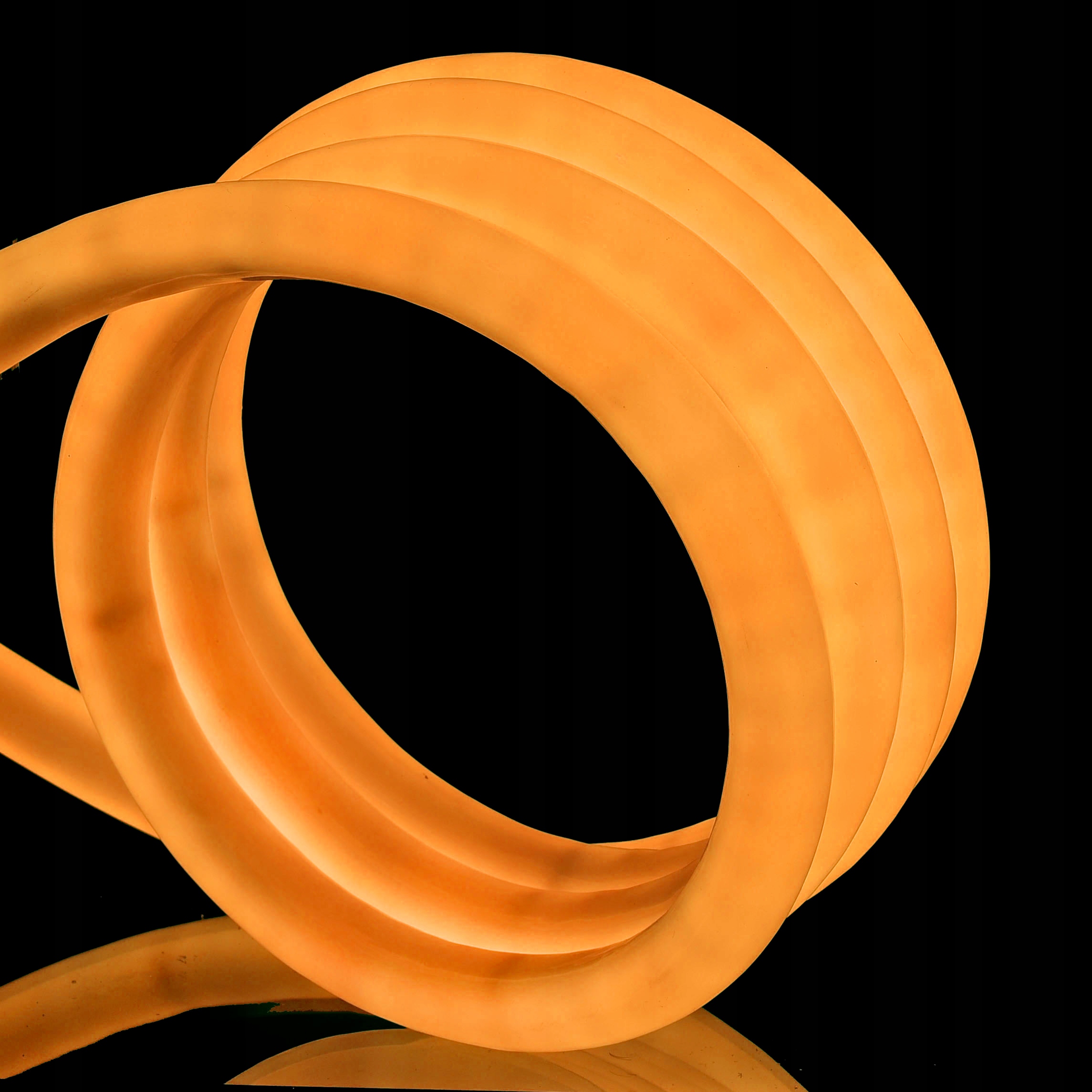 Neon LED 16mm 360° 230V IP67 Pomarańczowy co 1m - Led Expert