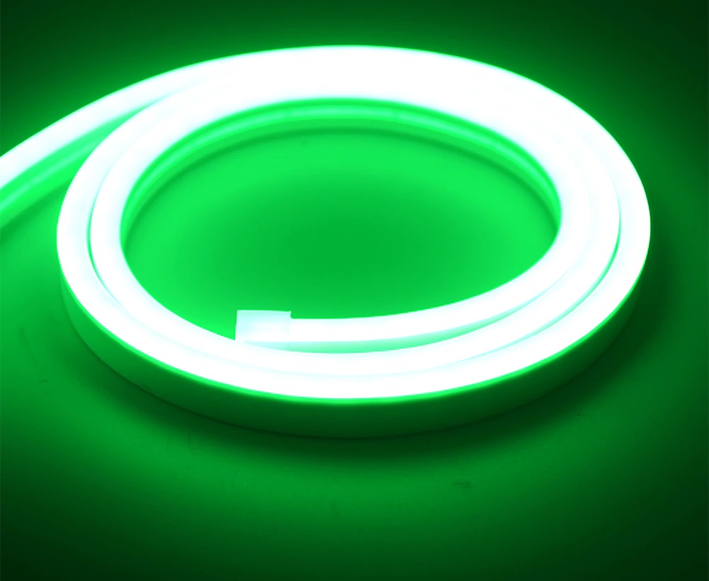 Neon LED Silicone 12V IP67 8x16 co 2,5cm Zielony - Led Expert